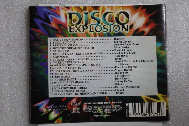 Disco Explosion - 20 Explosive Disco Hits CD Funk, Disco, Soul | eBay