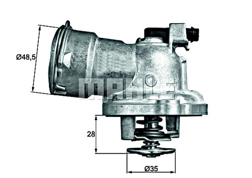 Kühlmittel Thermostat Für MERCEDES A209 C209 C219 S203 S204 S211 ...