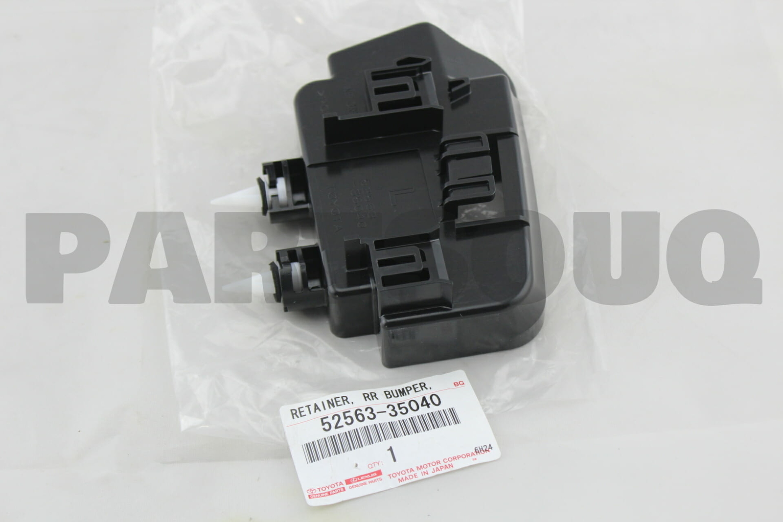 5256335040 Genuine Toyota RETAINER, REAR BUMPER, UPPER LH 52563-35040 ...