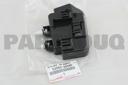 5256335040 Genuine Toyota RETAINER, REAR BUMPER, UPPER LH 52563-35040 ...