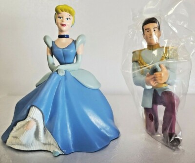 Vintage Decopac Disney Cinderella & Price Charming PVC Figurine Cake ...