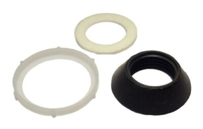 Basin Mate Waste Seal Washer Kit for Slotted / Unslotted Bathroom Waste ...