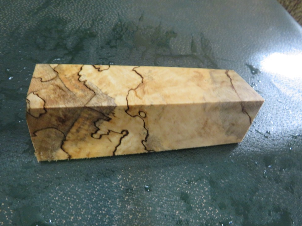 SG-SPALTED SWEET GUM DELUXE KNIFE BLOCK/SCALES/ CALLS/ PEN BLANKS--SG ...