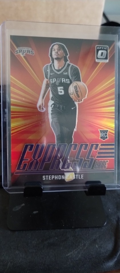 2024-25 Donruss Optic Stephon Castle Rookie Express Lane Insert Purple ...