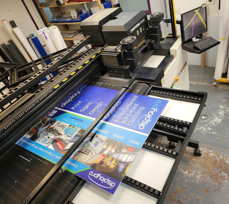 Agfa Anapurna M2050i UV Flatbed Hybrid Printer – 2 x 3m Wide Format ...