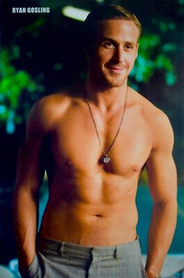 Shirtless Ryan Gosling Poster 24 x 36 | eBay