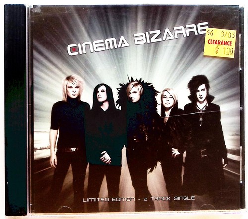 CINEMA BIZARRE – LIMITED EDITION - 2 TRACK SINGLE CHERRYTREE RECORDS CD ...