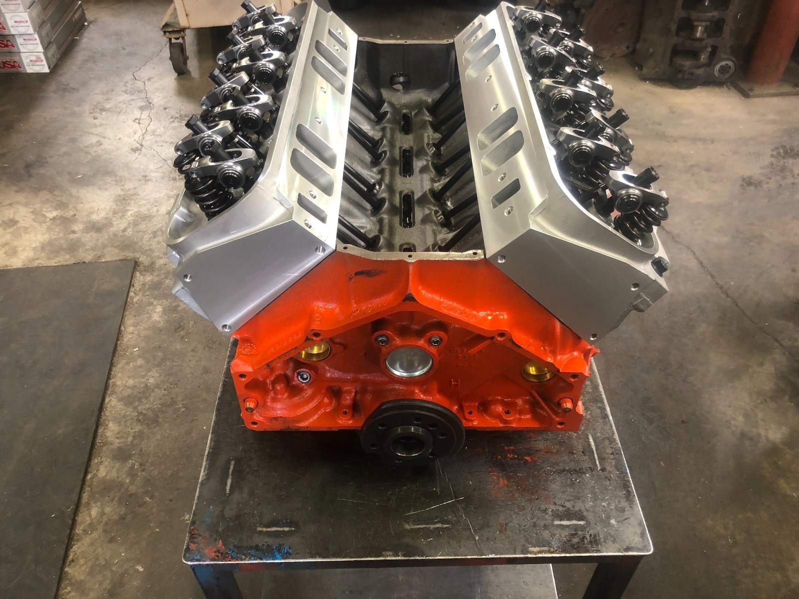 CHEVY CHEVROLET BBC STROKER 496 454 509 NEW ENGINE 576HP 4 BOLT MAIN ...