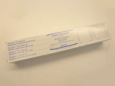 MERCK 9881 Titrisol 500ml Pufferlösung Buffer solution pH 13.00 | eBay UK