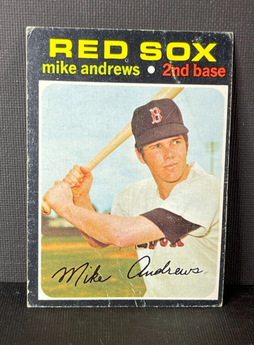1971 TOPPS # 191 MIKE ANDREWS BOSTON RED SOX | eBay