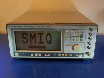 10533 ROHDE & SCHWARZ R&S SMIQ03B SIGNAL GENERATOR 300KHZ - 3.3GHZ | eBay