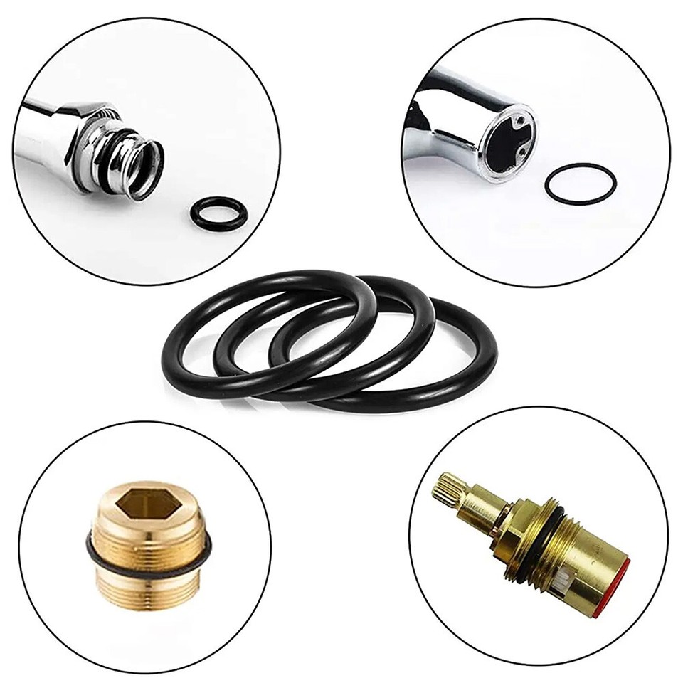 O-Rings 4mm Cross Section NBR Nitrile Rubber 12mm~450mm ID Oil ...