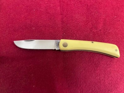 Case XX USA 3137CV Yellow Delrin Pocket Knife | eBay