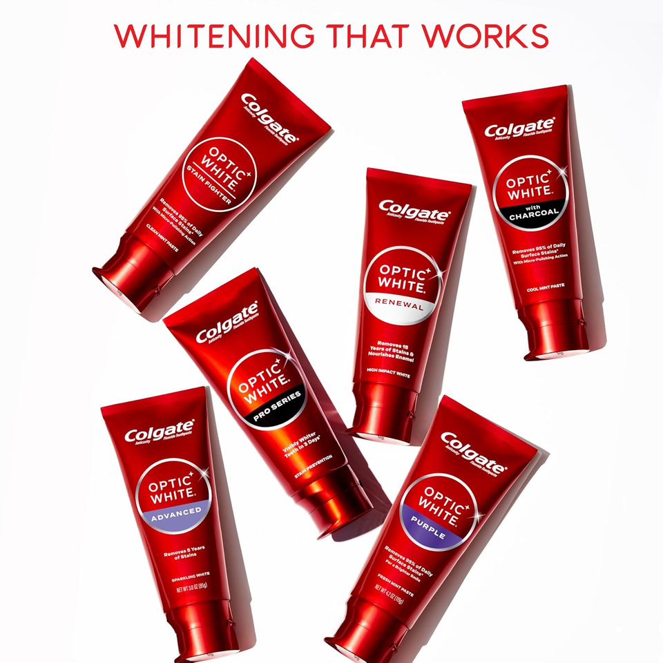 Optic White Advanced Hydrogen Peroxide Toothpaste, Teeth Whitening ...