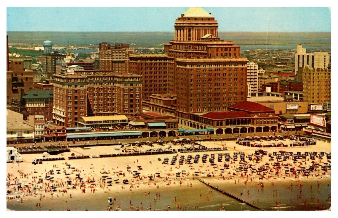 Vintage Chrome Postcard Atlantic City New Jersey Chalfonte Haddon Hall ...