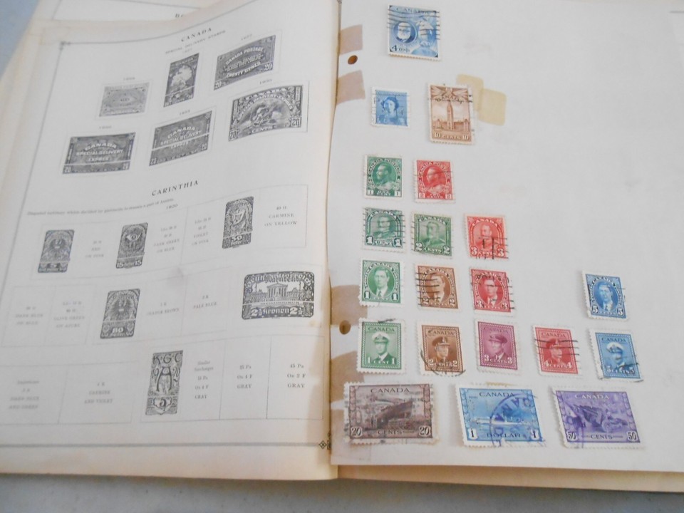 RARE ANTIQUE ALBUM 1935 INTERNATIONAL POSTAGE STAMP JUNIOR EDITION MANY ...