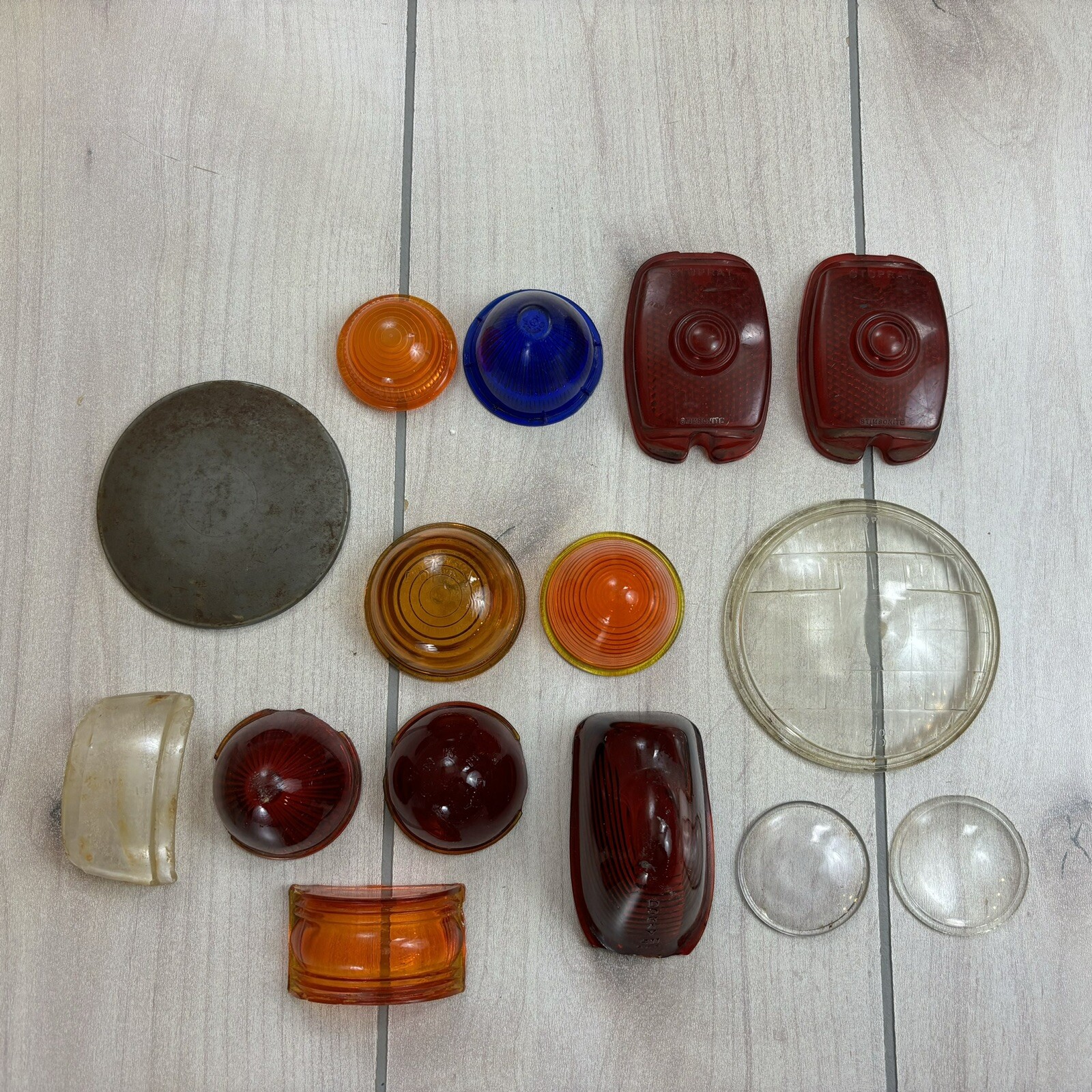 Lot Of Do Ray Yankee KD Lamp Stopray Stimsonite Light Lens Colored ...