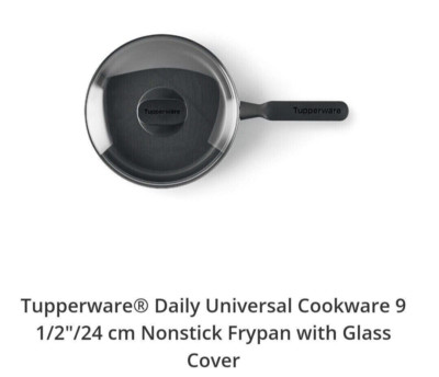 Tupperware Daily Universal Cookware 9.4"/24cm Nonstick Frypan with ...