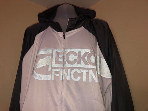 Ecko Function White/Grey L/S Logo Graphic Full Zip Hoodie Size 2XL,XXL ...