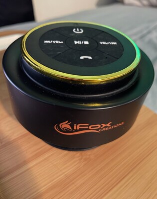 iFox iF012 Bluetooth Shower Speaker - Black | eBay