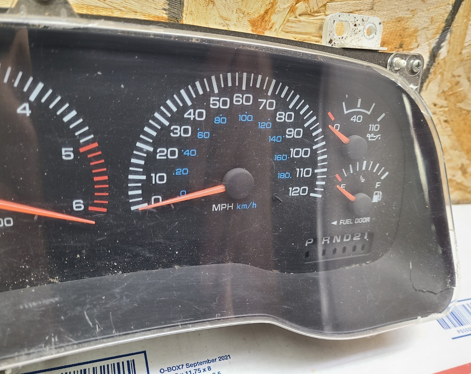 *READ* 2000 2001 Dodge Ram 1500 2500 IPC Instrument Panel Gauge Cluster ...