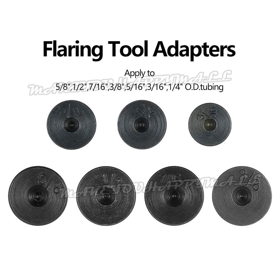 13Pcs Brake Air Line Double Flare Flaring Tool Kit Set + 3 in 1 Tube ...