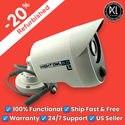 Night Owl 5.0 L2 5MP Bullet Wired Infrared Security Camera CM-PXHD50NW ...
