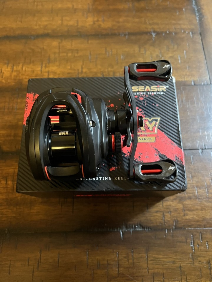 SEASIR MANSORY Pro Bait Cast Reel right hand, 8.1:1 w/ BFS/spare spool ...