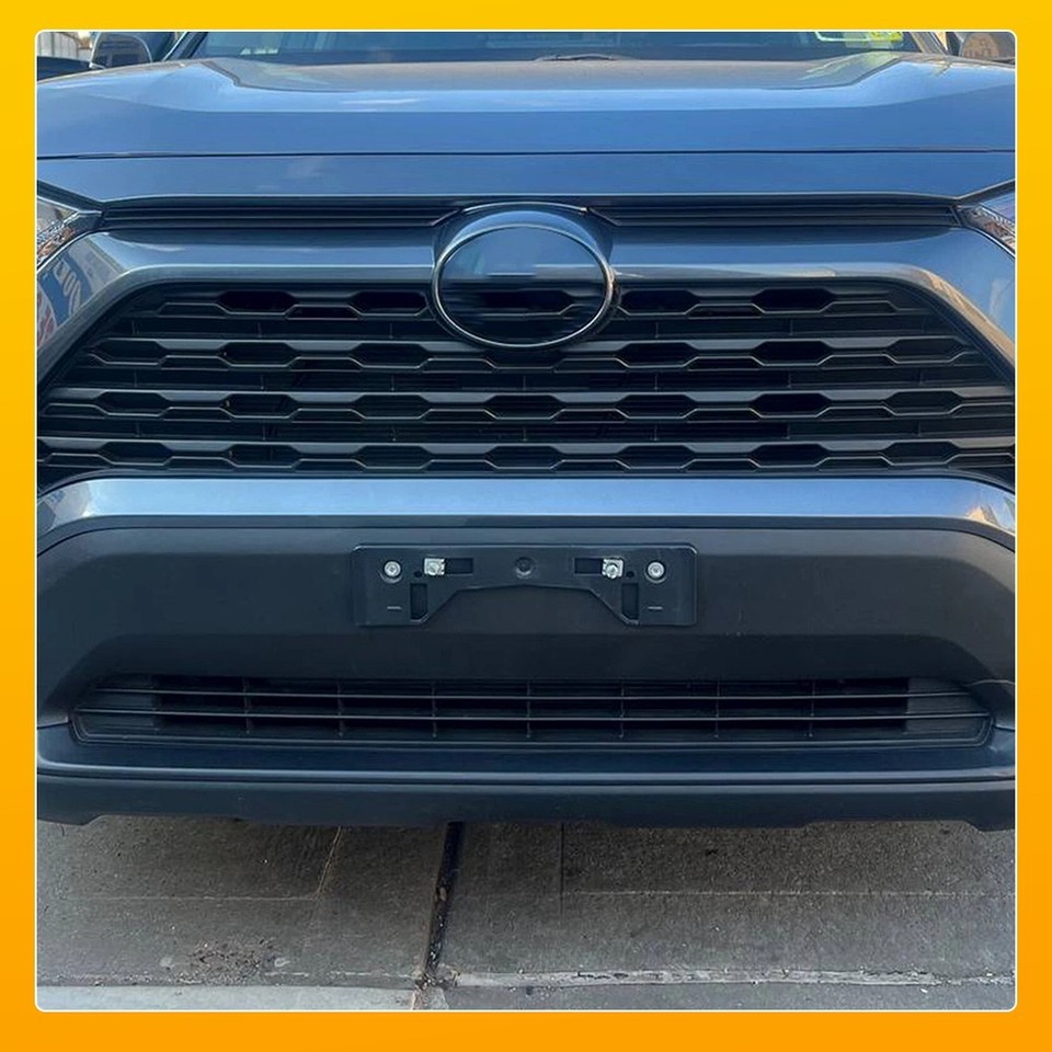 For 2019 20 21 22 2023 Toyota RAV4 Front License Plate Frame Tag Holder ...