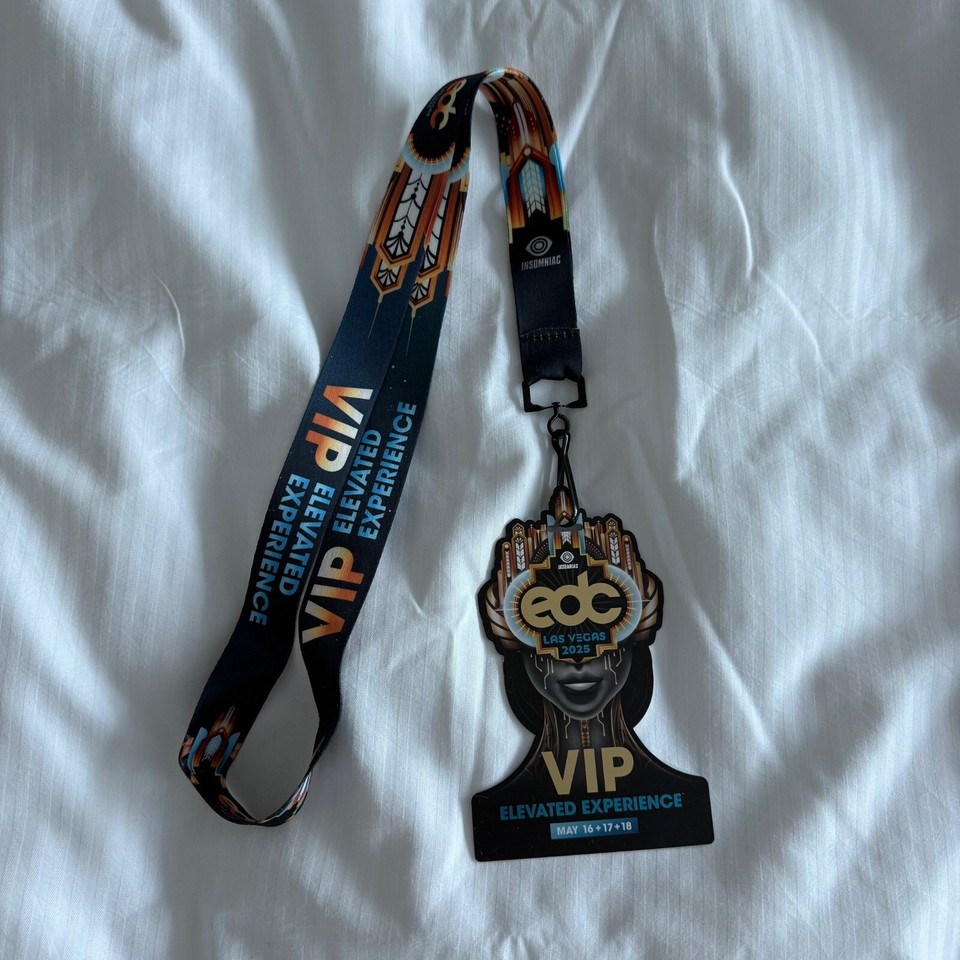 Electric Daisy Carnival Las Vegas 2025 Box Goodies Magnet VIP Lanyard ...