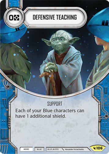 Star Wars Destiny: Defensive Teaching [Mint/NM] Legacies SW Fantasy ...