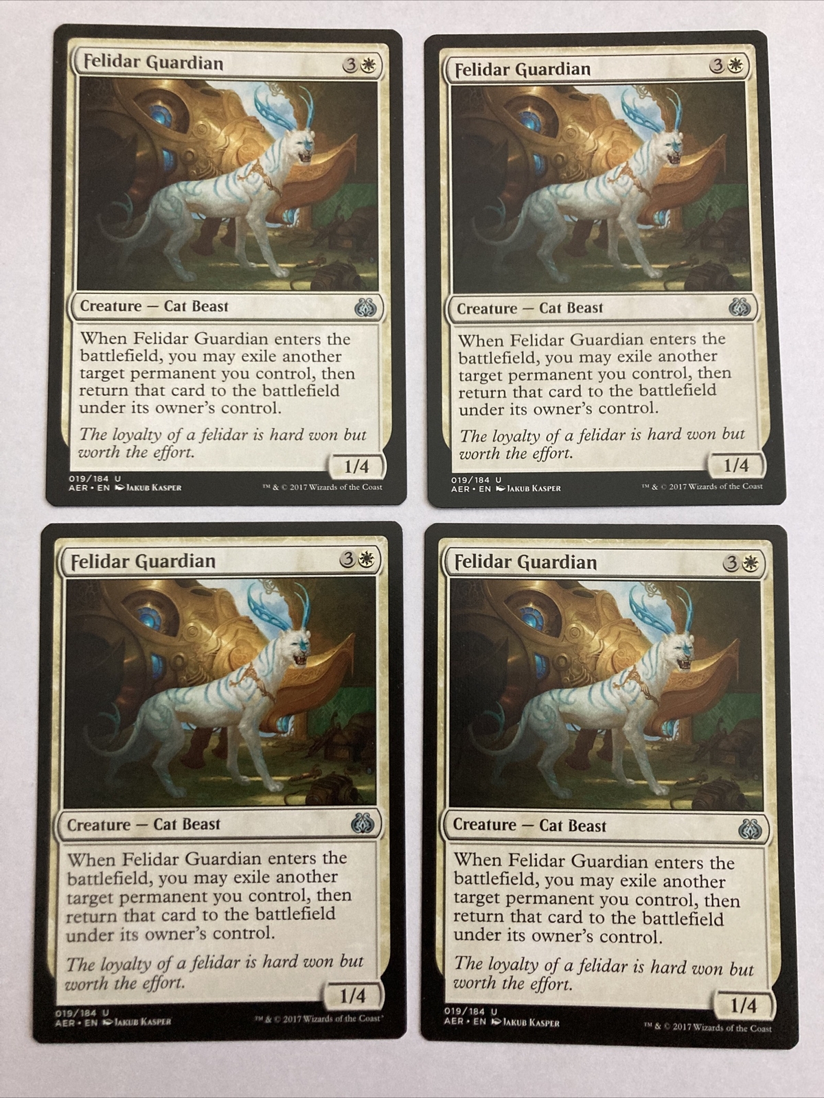 MTG Felidar Guardian Aether Revolt 019/184 Regular Uncommon for sale ...