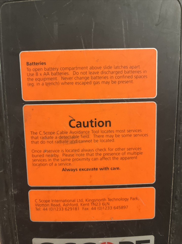 C Scope Cable Avoidance Tool - | eBay UK