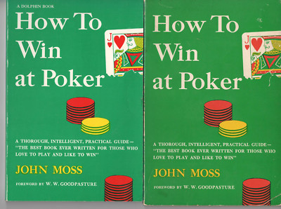 1950 & 1973 how to win at poker by john moss 2-books you get 9780385000949| eBay
