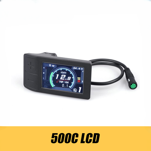 500C E-bike LCD Display 24V/36V/48V Electric Bike Instrument Monitor ...