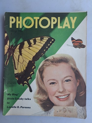 Photoplay - Movie Fan Magazine - May 1948 Issue - June Allyson Cover | eBay