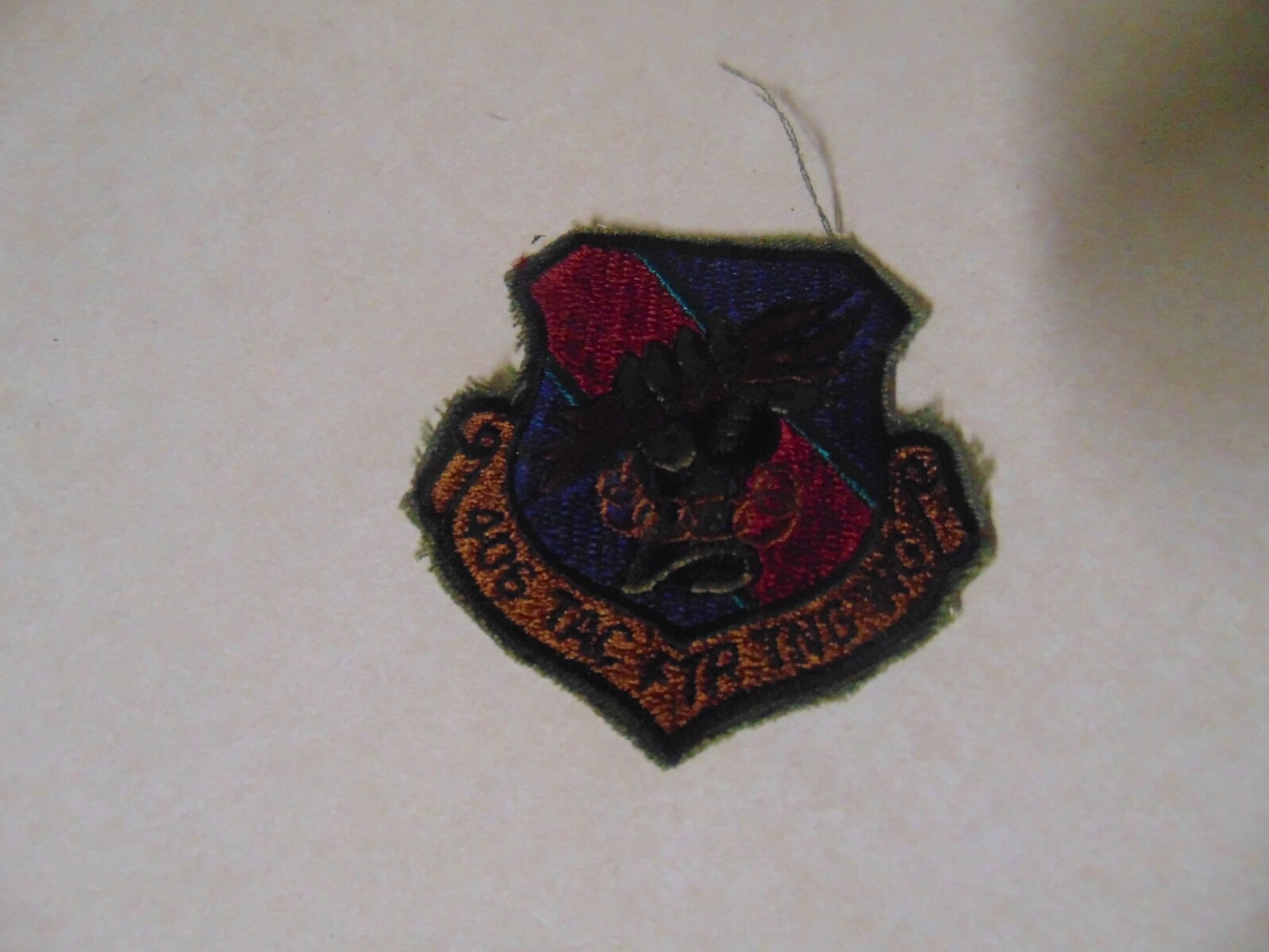 MILITARY PATCH SEW ON OLDER POCKET US AIR FORCE 406 TACTICAL FIGHTER ...