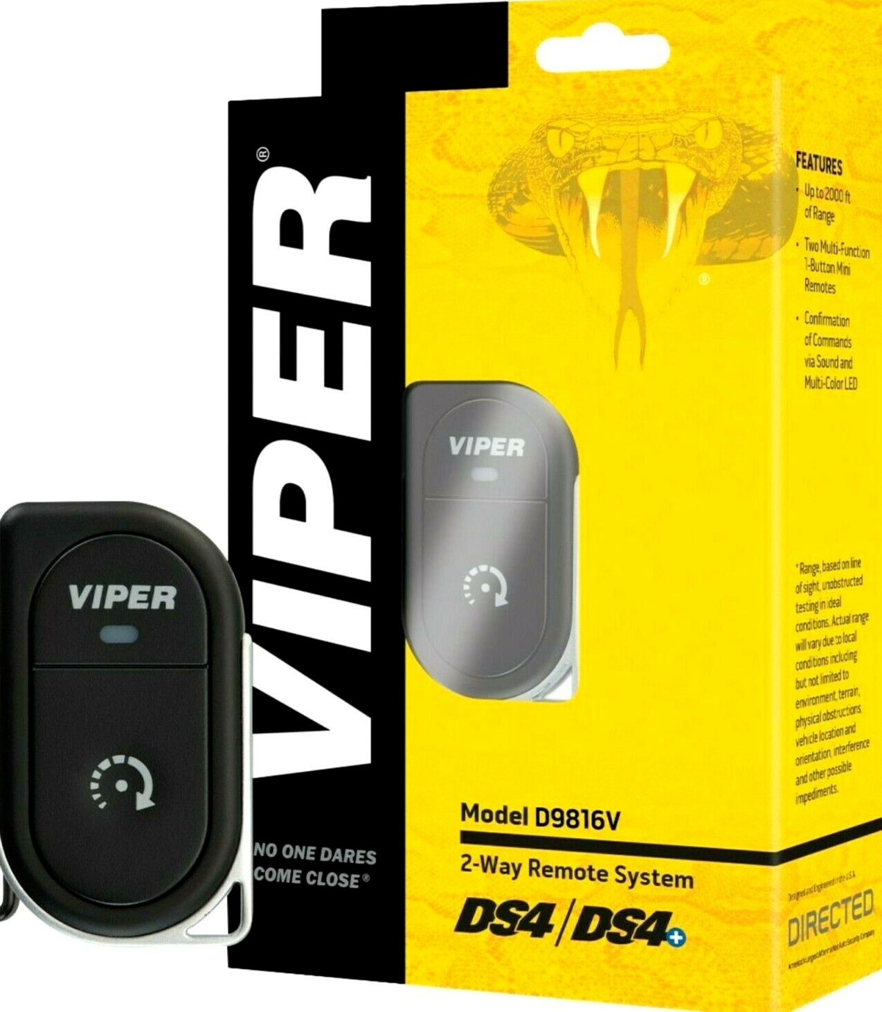 Viper 9816V 2 Way LED One Button RF Kit 1 Mile Range for sale online | eBay