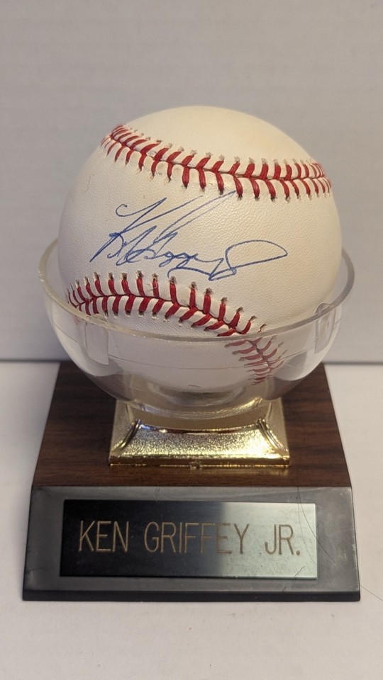 Ken Griffey Jr Seattle Mariners Signed Official MLB Baseball COA ...
