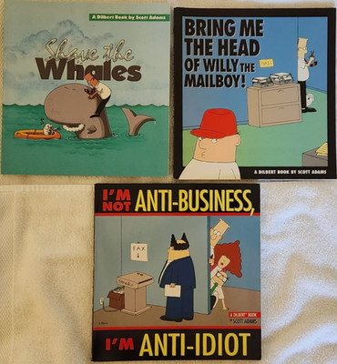 Dilbert Comic Paperback Books by Scott Adams Lot of 3 Books | eBay