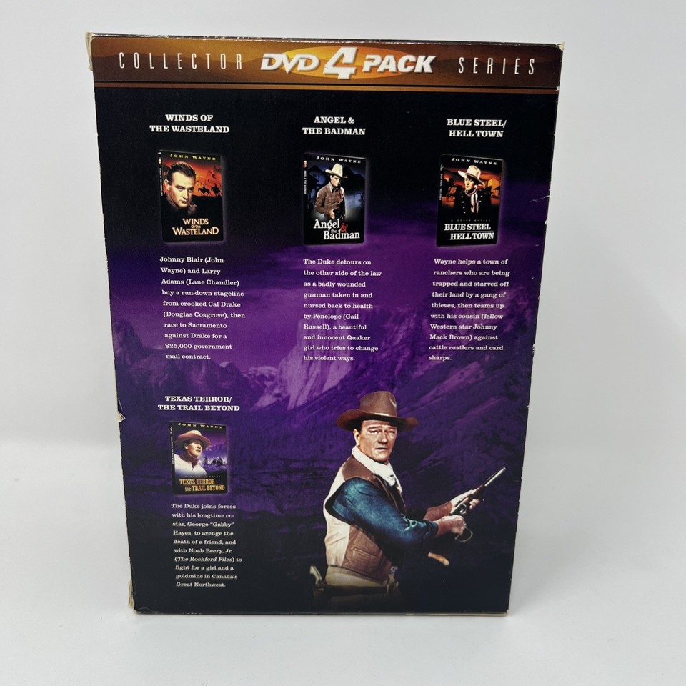 37 Movie Lot - John Wayne Film Collection DVD Set The Duke Westerns War ...