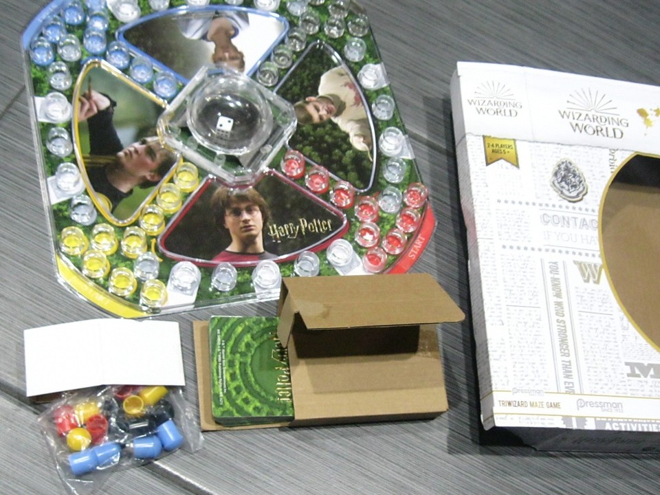 Wizarding World Harry Potter Triwizard Vintage Type Pop-O-Matic Maze ...