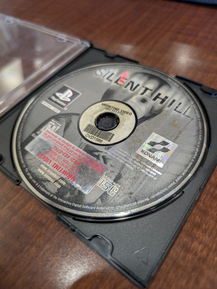Silent Hill PS1 Game Disc Only Tested Working PlayStation 1 Black Label ...