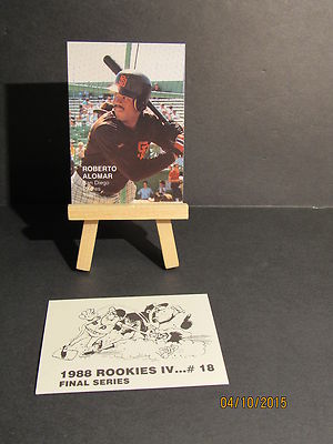 1988 Broder Rookies IV 20 Carte Lot #18 Roberto Alomar | eBay