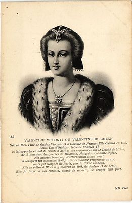 CPA Valentine Visconti ou Valentine de Milan Royalty Nobelty (314397 ...
