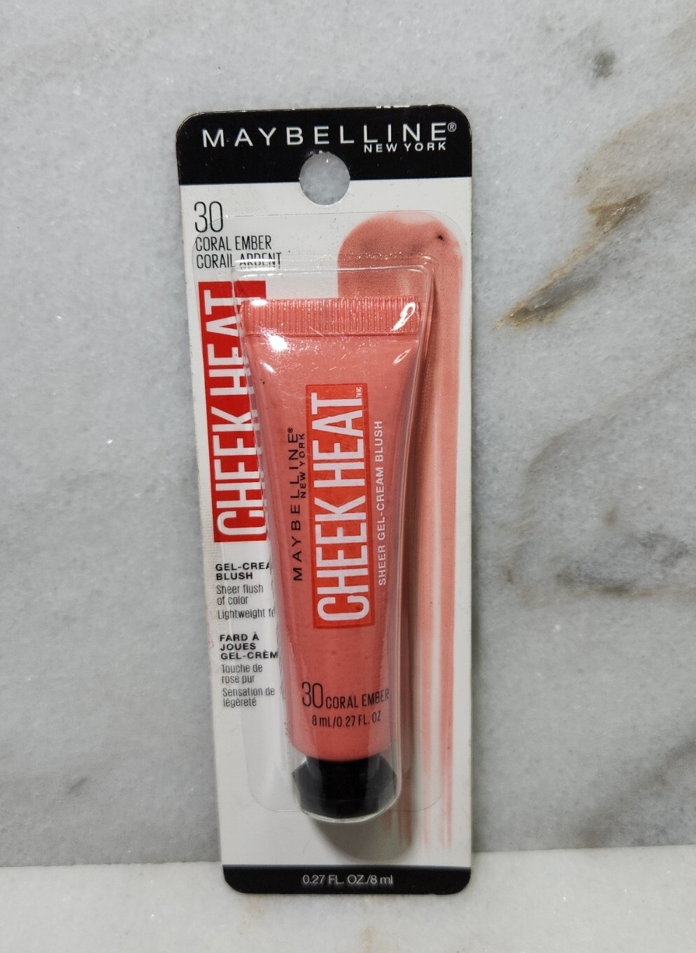 1-Maybelline CHEEK HEAT Gel Cream Blush #30 Coral Ember 🪸 . | eBay