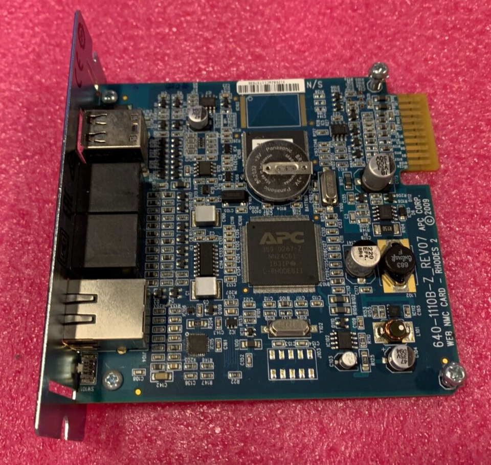 APC Schneider Electric Smart Slot AP9631 UPS Network Management Card 2 ...