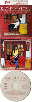 Kathy Mattea signed 1990 A Collection of Hits Album Inside Cover w/ CD ...