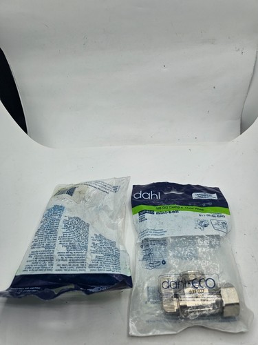 (QTY 2) Dahl 611-33-04 Mini Ball Valve 5/8 OD Comp x Male Hose | eBay