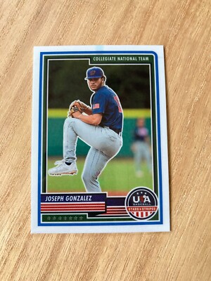 JOSEPH GONZALEZ 2023 PANINI USA BASEBALL STARS & STRIPES BASE CARD | eBay